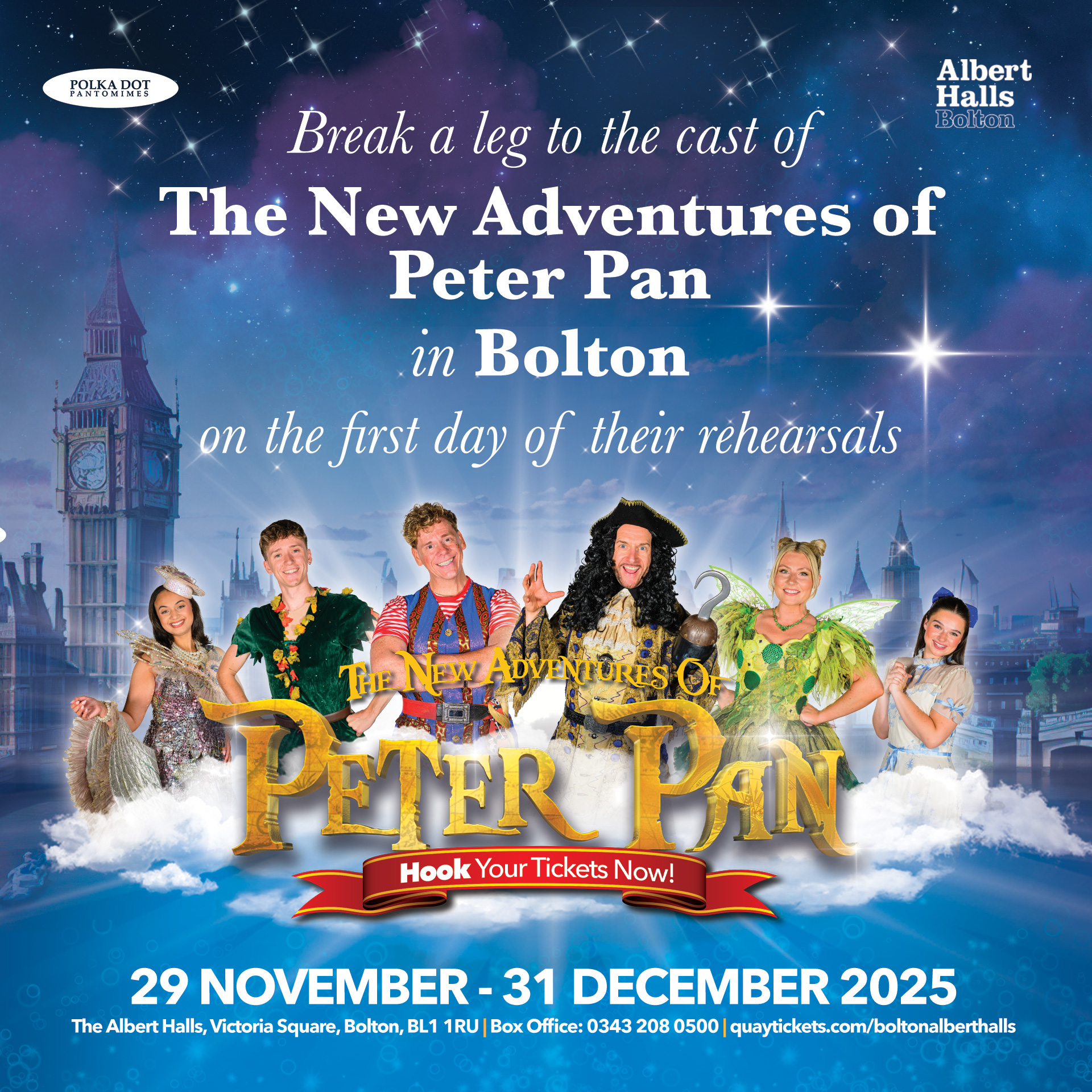 Rehearsals Set Sail in Bolton! – Polka Dot Pantomimes