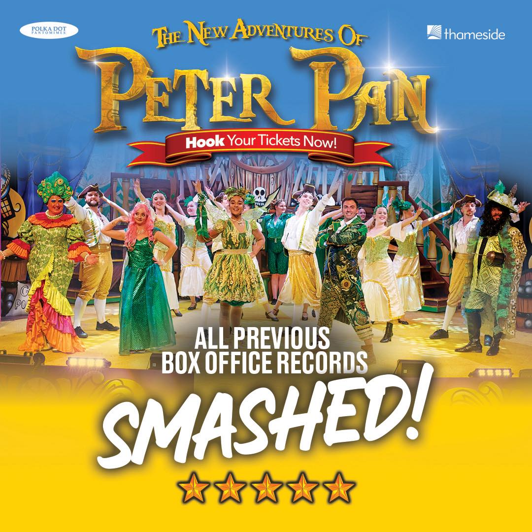 Peter Pan Hooks The Box Office Twice! – Polka Dot Pantomimes